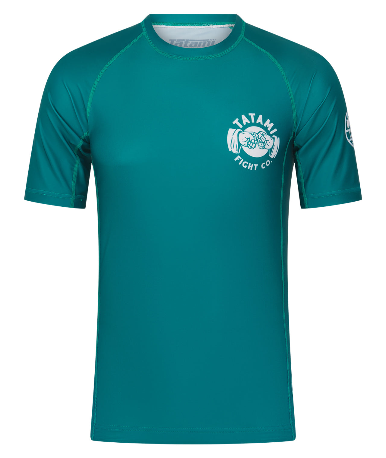Fist Bump Short Sleeve Rash Guard - Green – Tatami Fightwear USA