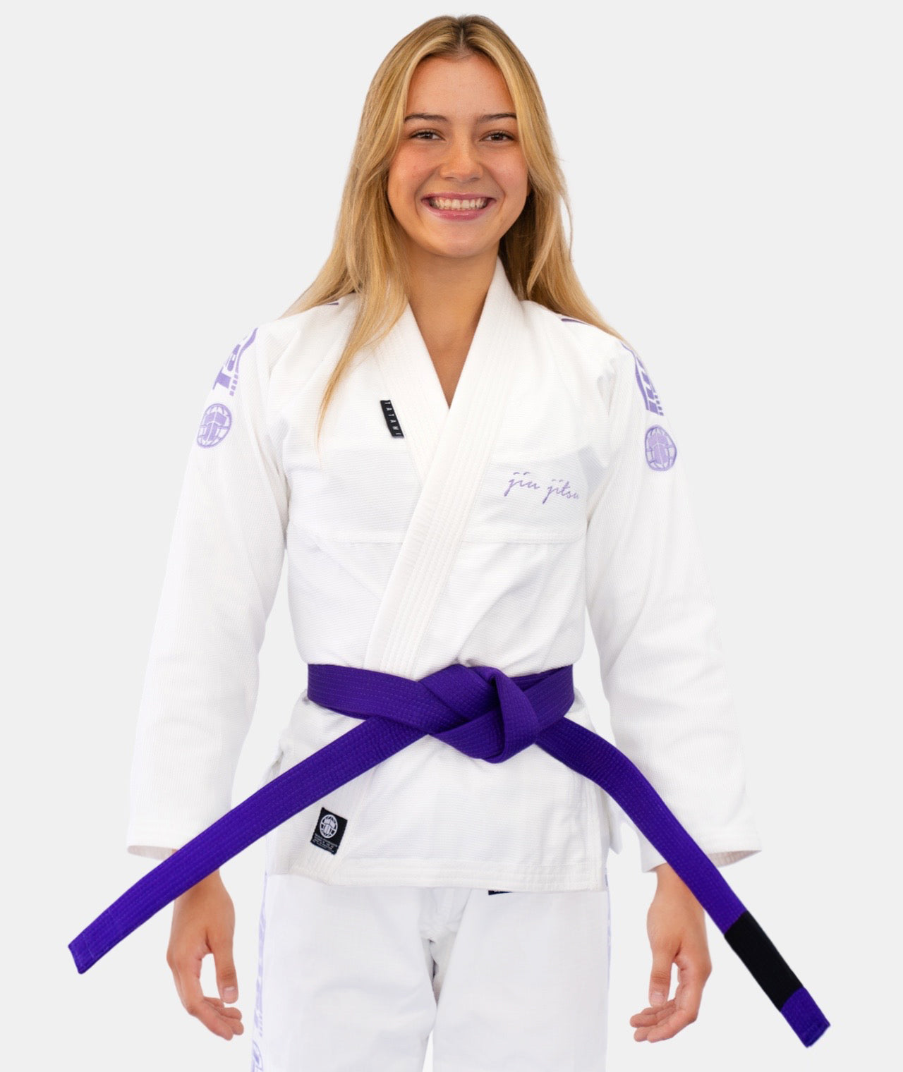 Ladies Elements Superlite Gi - Purple & White – Tatami Fightwear USA