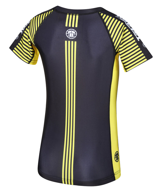 Kids IBJJF Ranked Rash Guard - Yellow – Tatami Fightwear USA