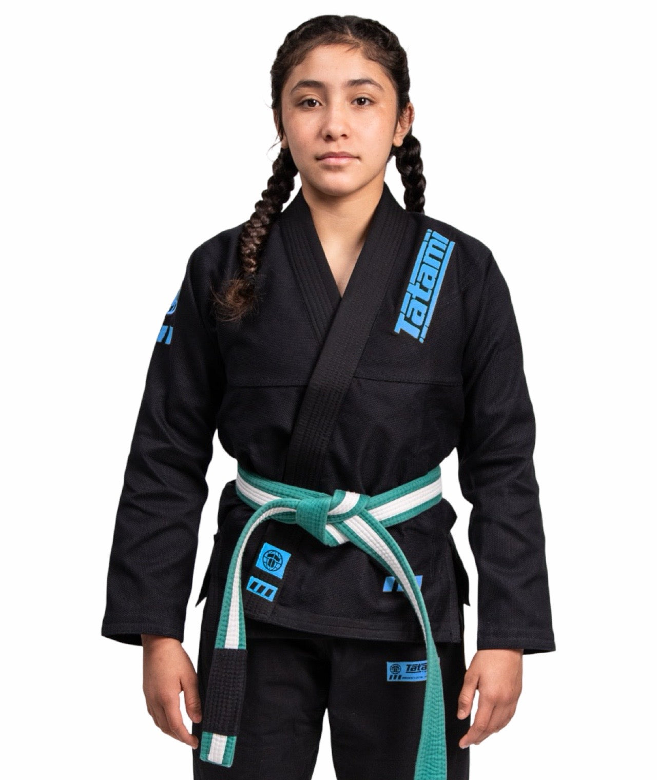 Kids Pro Series Gi - Black & Sky Blue – Tatami Fightwear USA