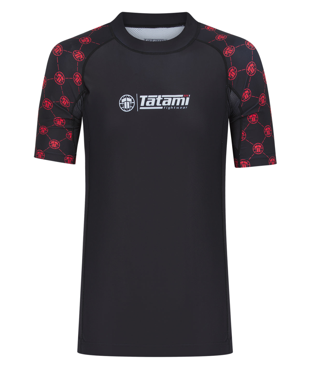 Kids Refine Short Sleeve Rash Guard - Red – Tatami Fightwear USA