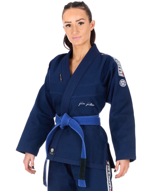 Ladies Elements Superlite Gi - Navy – Tatami Fightwear USA