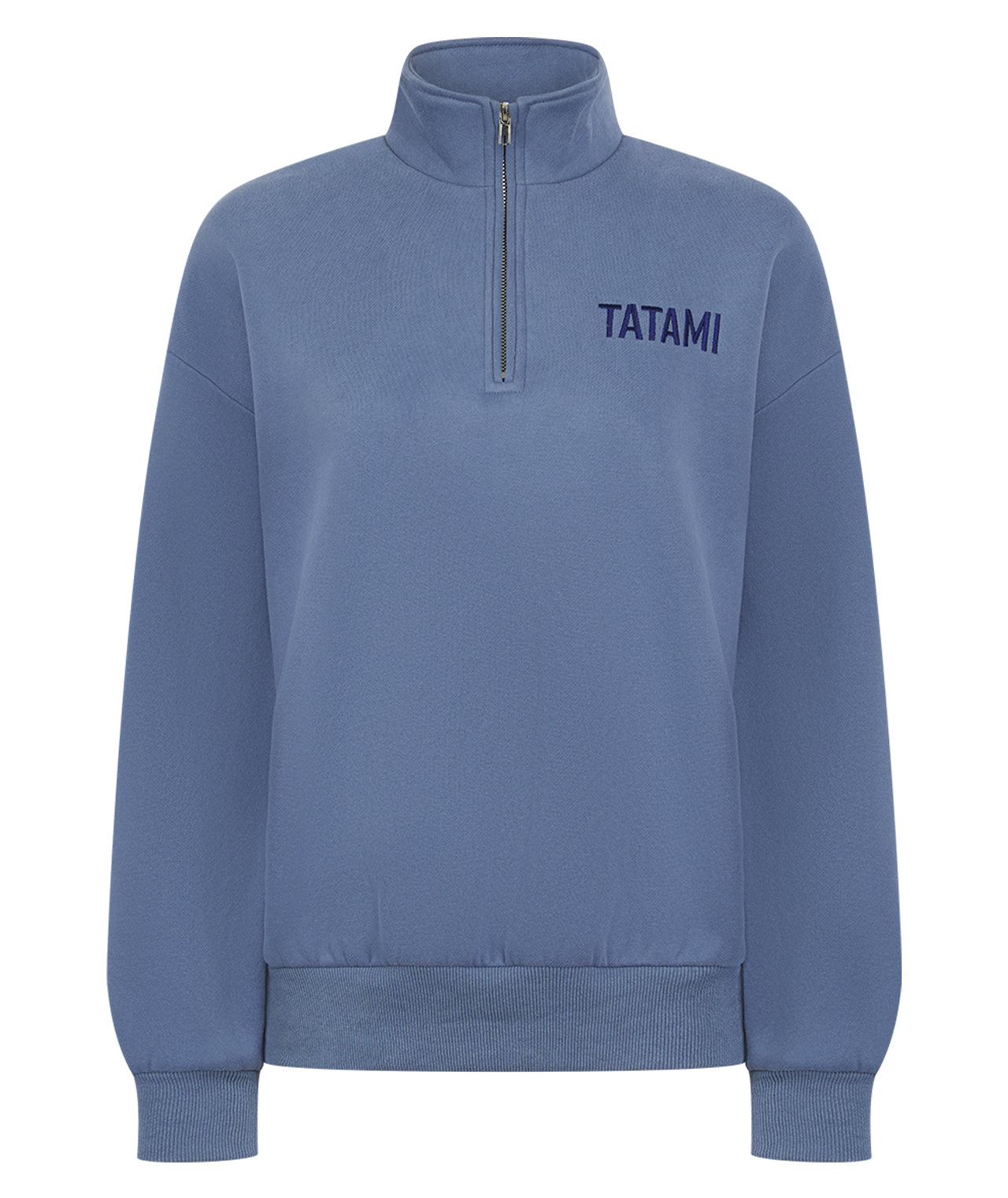 Ladies Quarter Zip Jumper - Blue – Tatami Fightwear USA