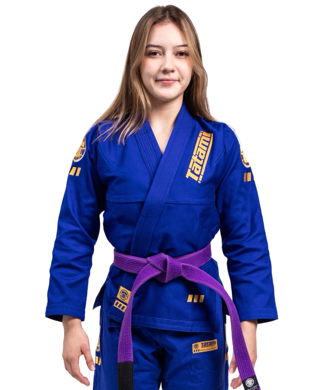 Ladies Pro Series Gi - Blue & Champion Gold – Tatami Fightwear USA