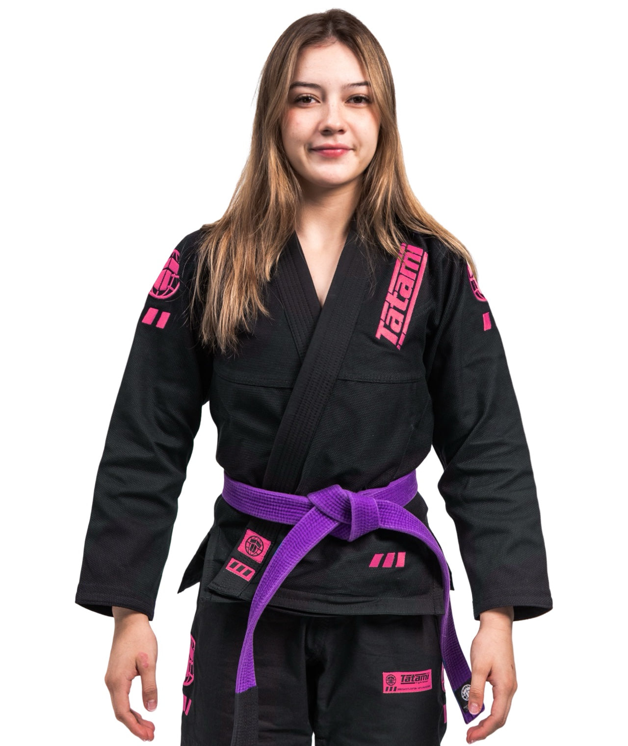 Ladies Pro Series Gi - Black & Wild Rose – Tatami Fightwear USA
