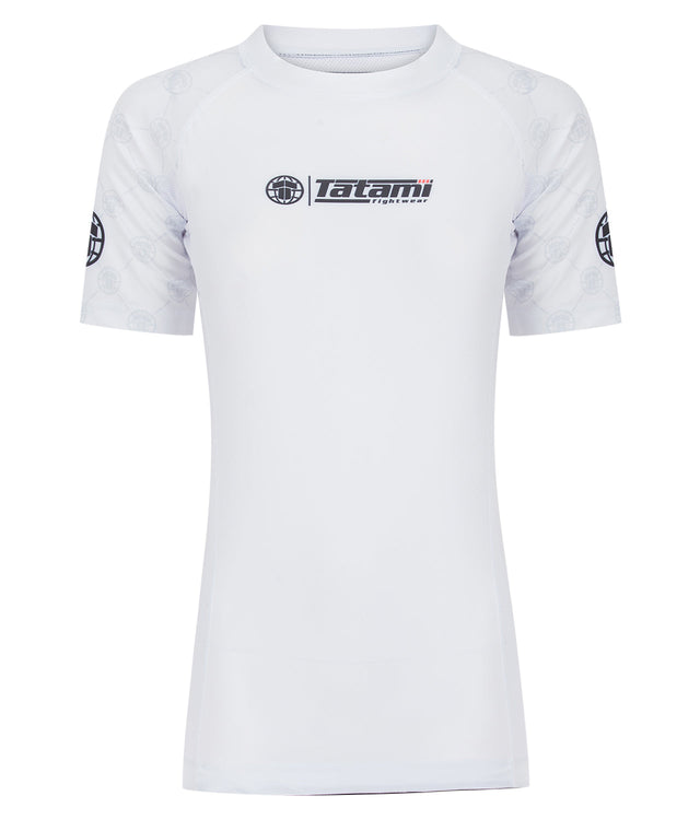 Ladies Refine Short Sleeve Rash Guard - White – Tatami Fightwear USA