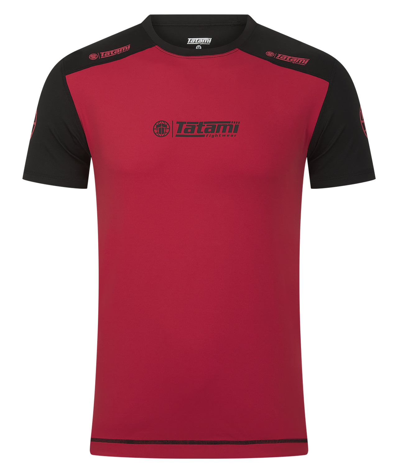 Essentials Short Sleeve Rash Guard - Red – Tatami Fightwear USA
