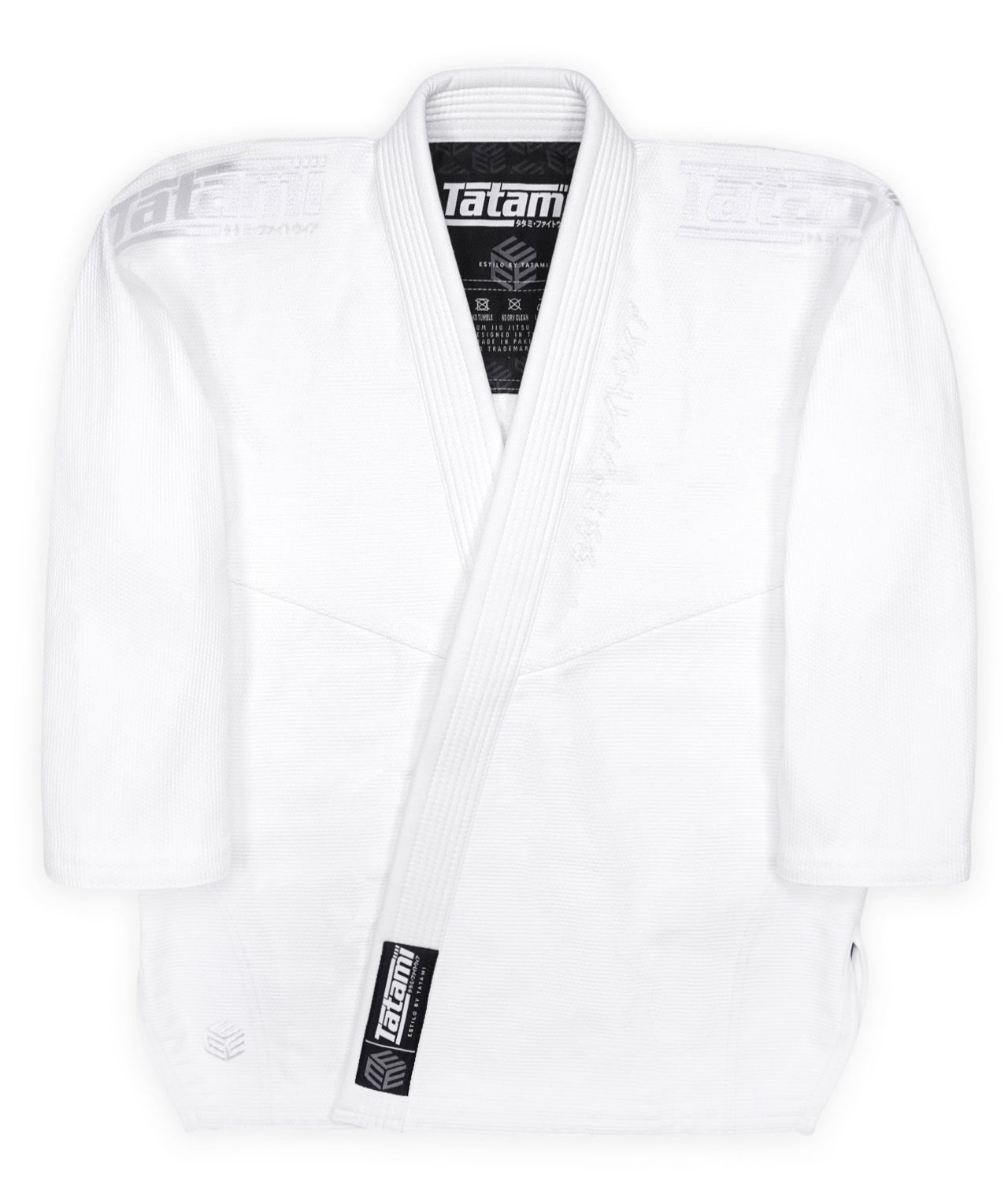 Estilo Black Label Gi - White on White – Tatami Fightwear USA