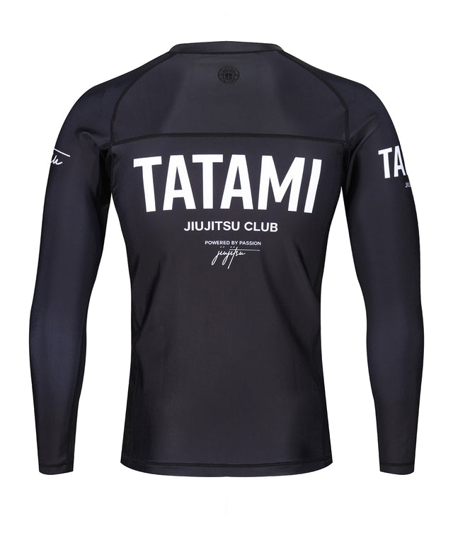 JJ Club Long Sleeve Rash Guard - Black – Tatami Fightwear USA