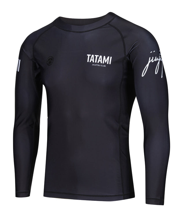 JJ Club Long Sleeve Rash Guard - Black – Tatami Fightwear USA