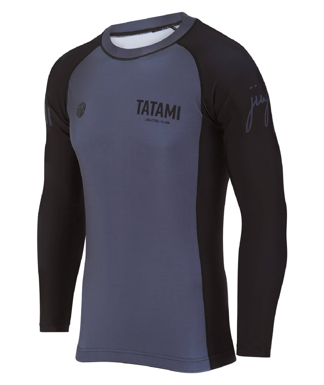 JJ Club Long Sleeve Rash Guard - Grey – Tatami Fightwear USA