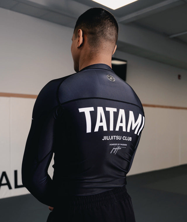 JJ Club Long Sleeve Rash Guard - Black – Tatami Fightwear USA