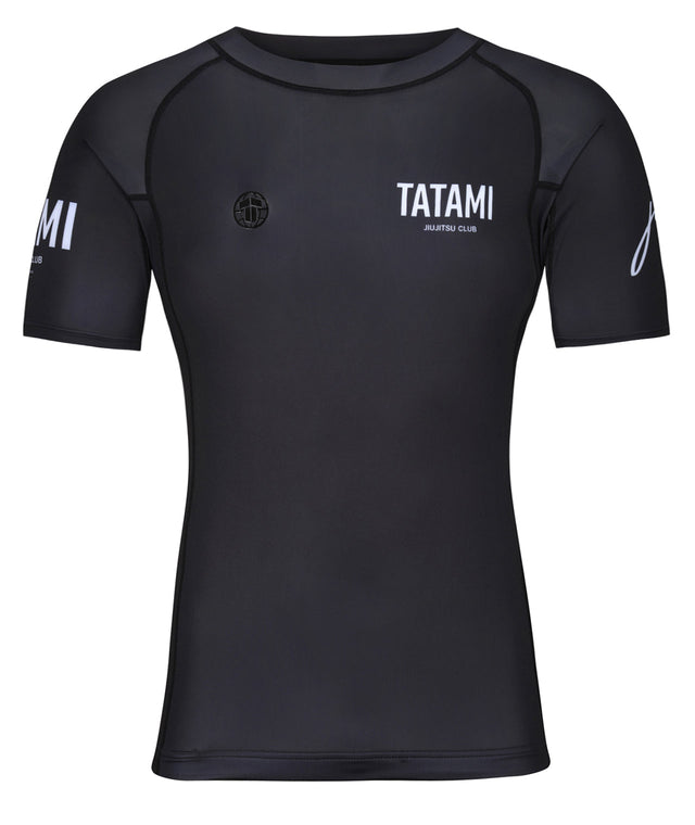 JJ Club Short Sleeve Rash Guard - Black – Tatami Fightwear USA