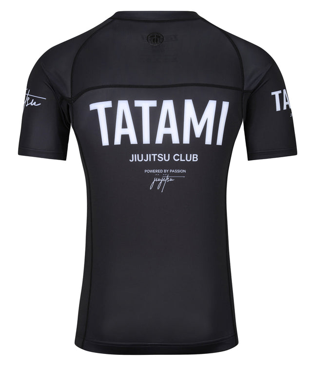 JJ Club Short Sleeve Rash Guard - Black – Tatami Fightwear USA