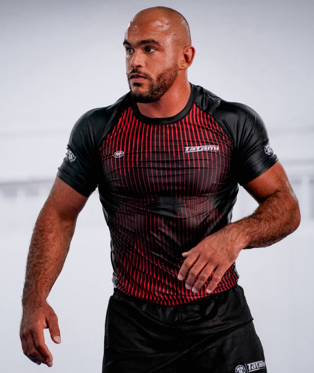 Milan Eco Tech Recycled Rash Guard - Red – Tatami Fightwear USA
